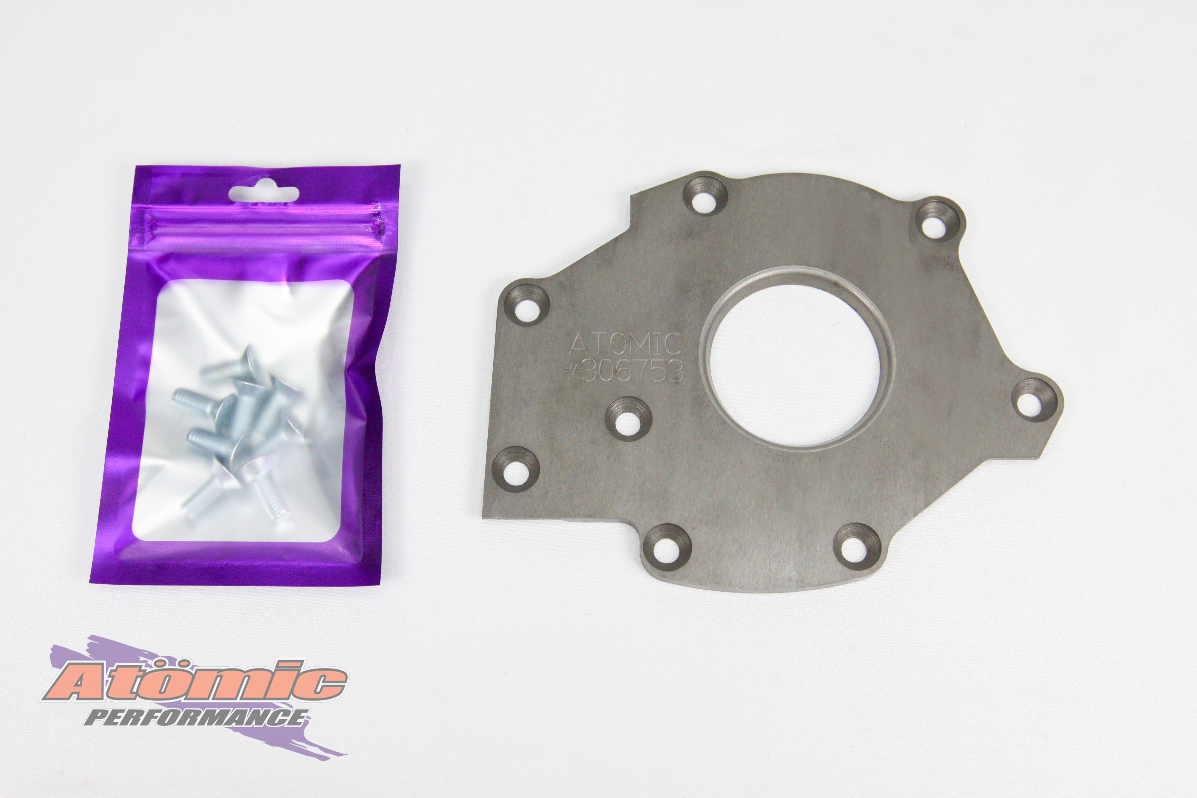 Atomic Barra Billet Oil Pump Backing Plate – Atomic Performance Products