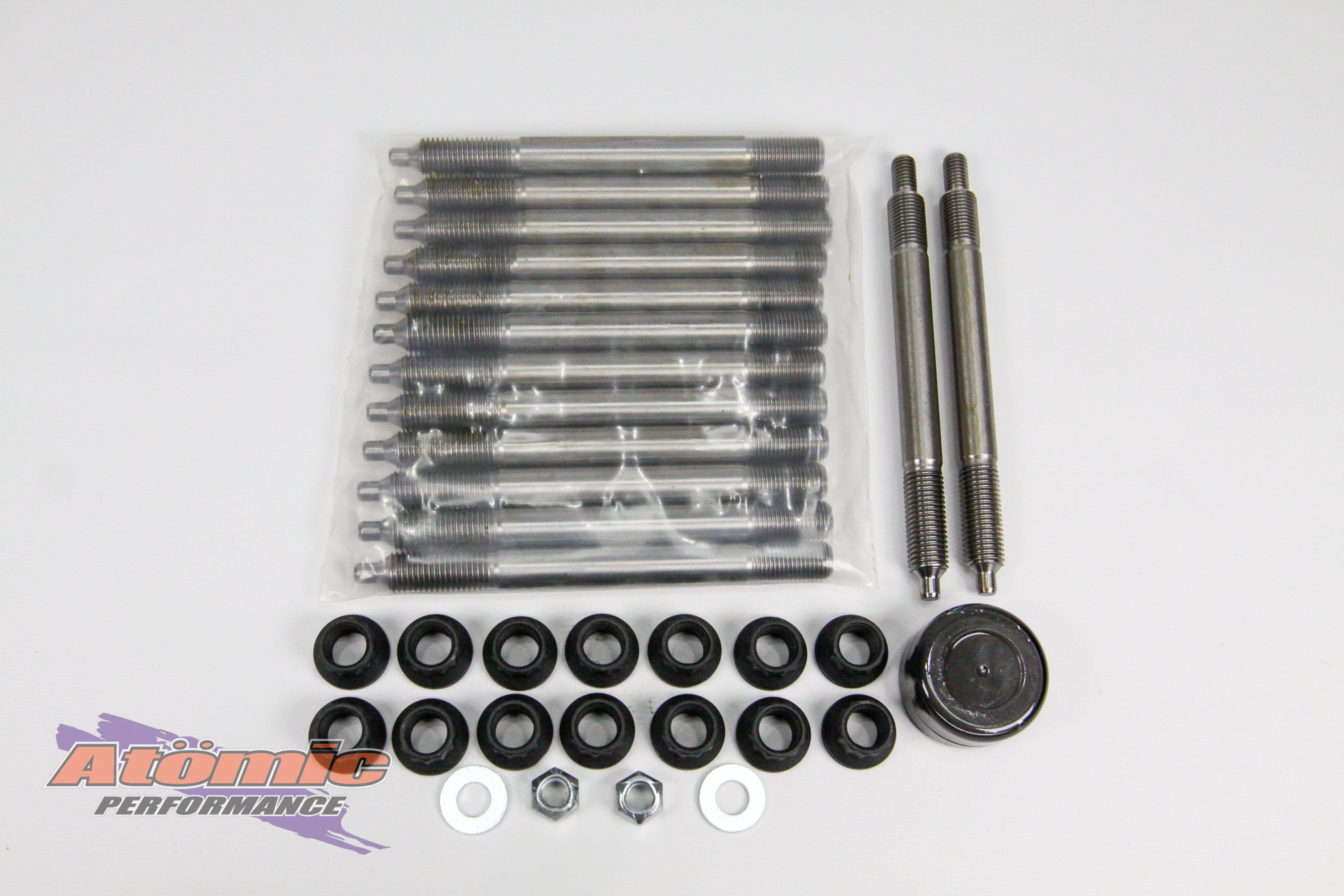 Atomic Tool Steel Main Stud Kit – Ford Barra DOHC – Atomic Performance ...